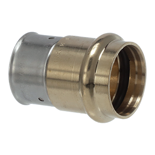 Viega PEX Press adapter, Zero Lead bronze, P1: 1, P2: 1 ...