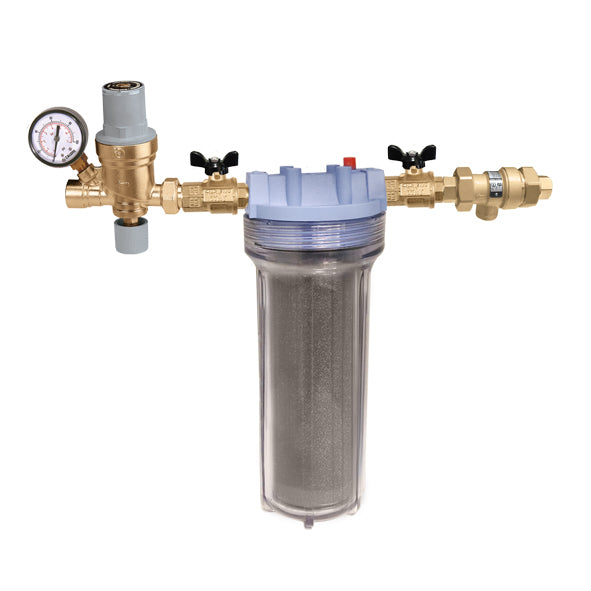 Caleffi Autofill Combo 1/2" NPT w/Filter & Gauge — TanklessWaterHeaters