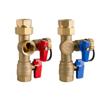 Sani-Brass Tankless Installation Valve 3/4" FNPT - Service Valve with ...