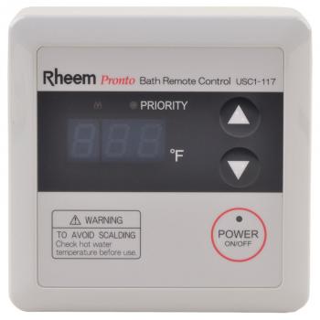Rheem Bath1 Digital Remote Control - USC1-117 Tankless Water Heater Controller ...