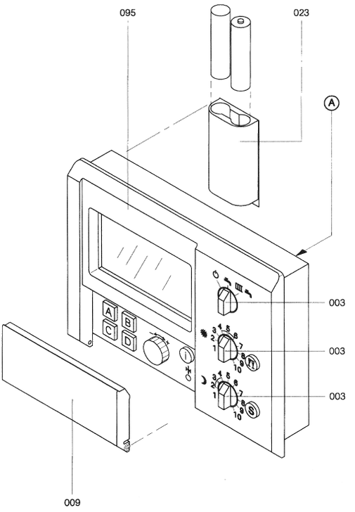 Viessmann Comfortrol programming unit for Vitodens 200 WB2A ...